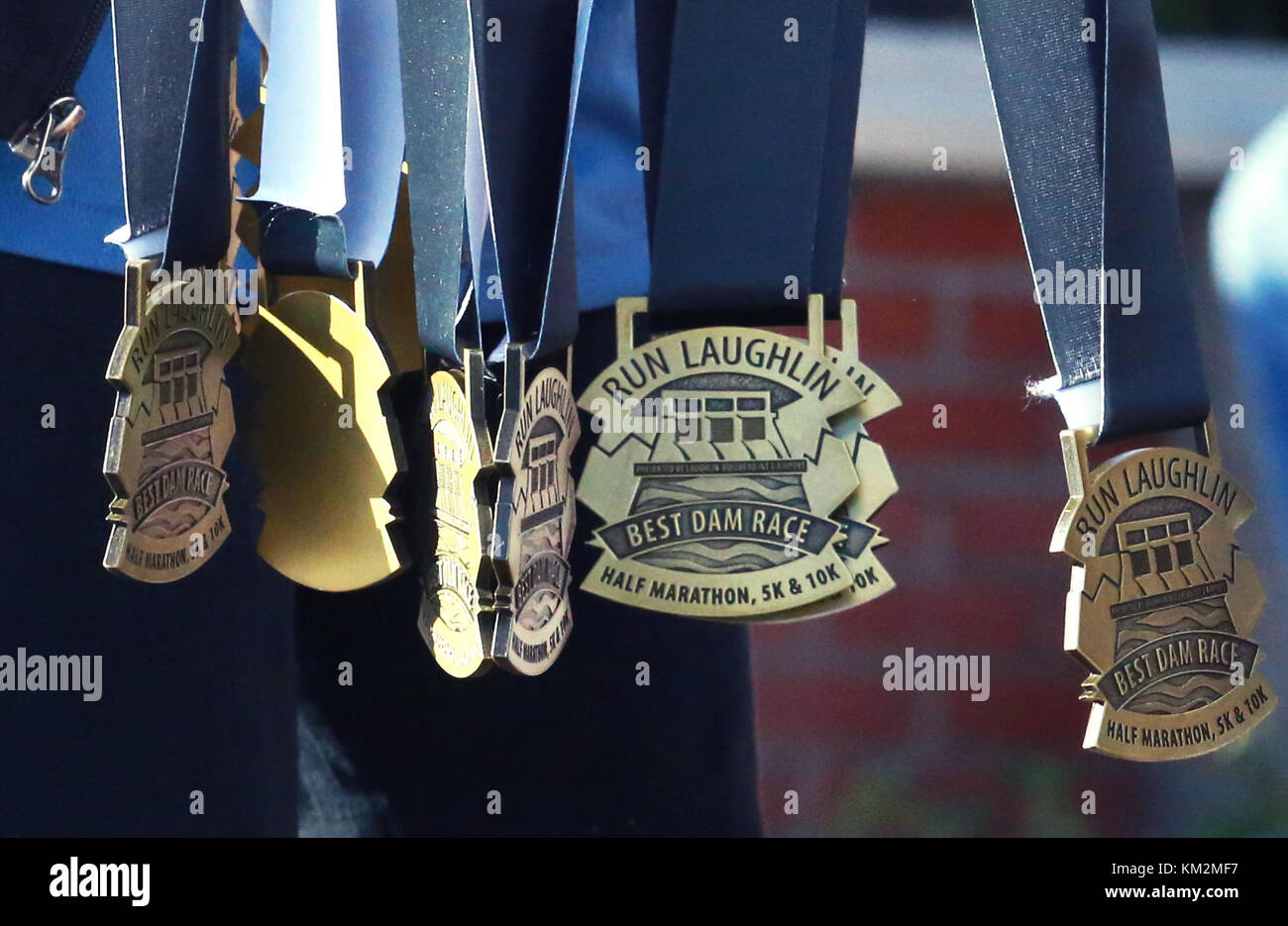 Laughman, Nevada, USA. 2nd Dec, 2017. Medals for the runners 2017 Run ...