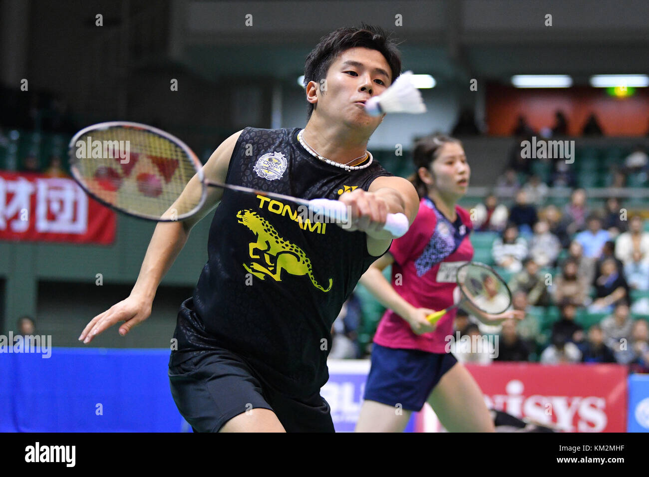 Tokyo, Japan. Credit: MATSUO. 3rd Dec, 2017. Yugo Kobayashi & Chiharu ...
