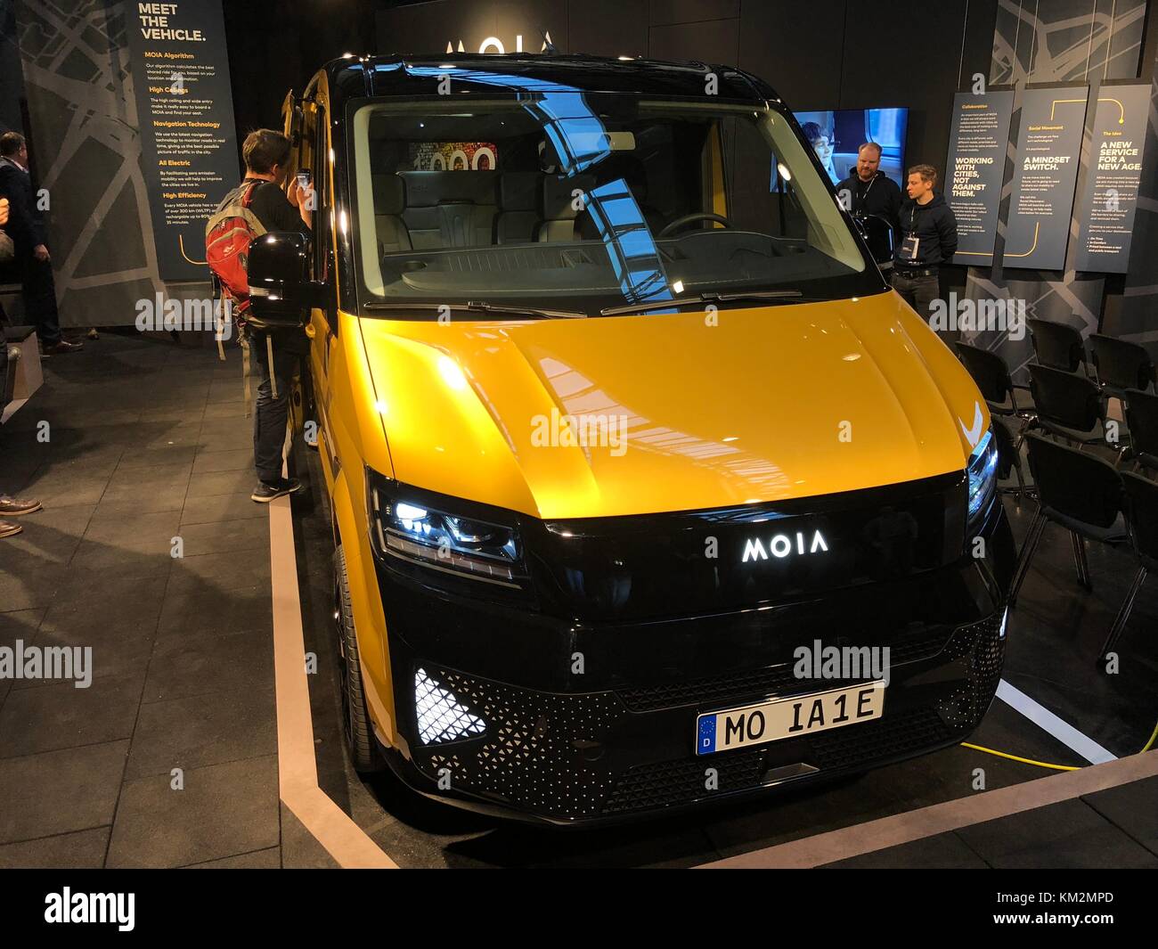 Berlin, Germany. 4th Dec, 2017. View of the new minivan of the ...