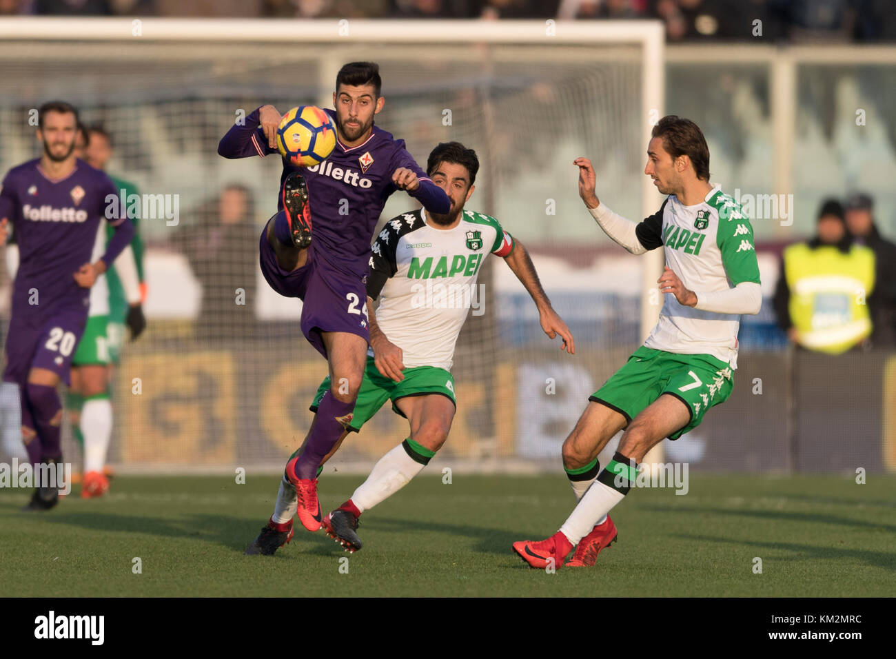 Firenze, Italy. 3rd Dec, 2017. (L-R) Marco Benassi (Fiorentina ...