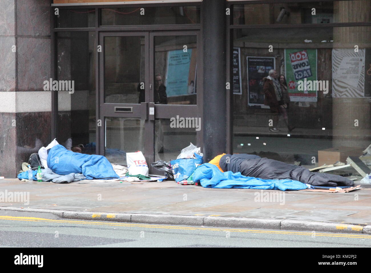 Manchester, England, UK. 04th Dec, 2017. Shocking scale of homelessness ...