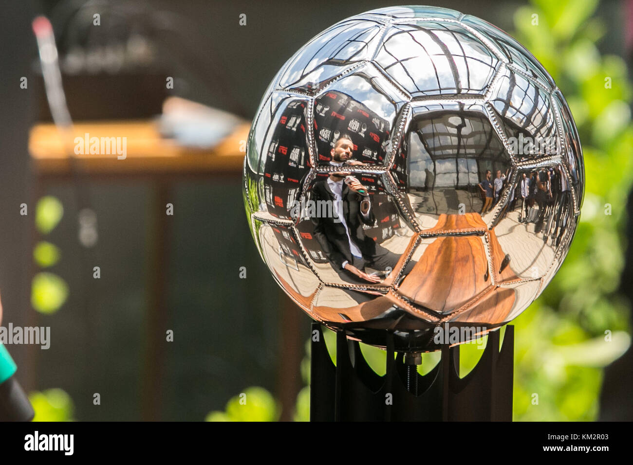 Sao Paulo, Brazil. 4th Dec, 2017. Silver Ball Award comes to its 48th ...