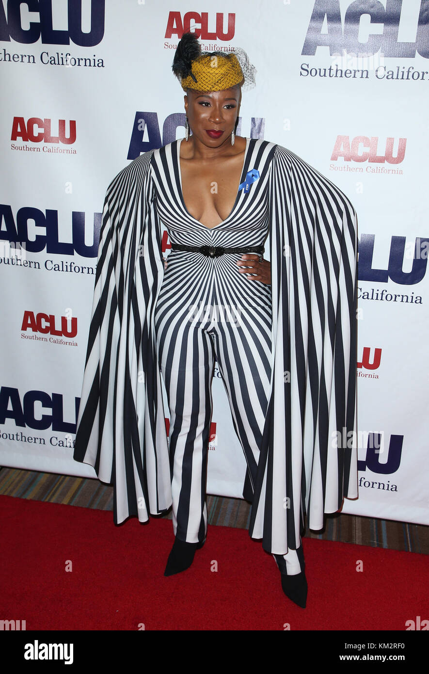 Beverly Hills, California, USA. 3rd Dec, 2017. Aisha Hinds. ACLU SoCal ...