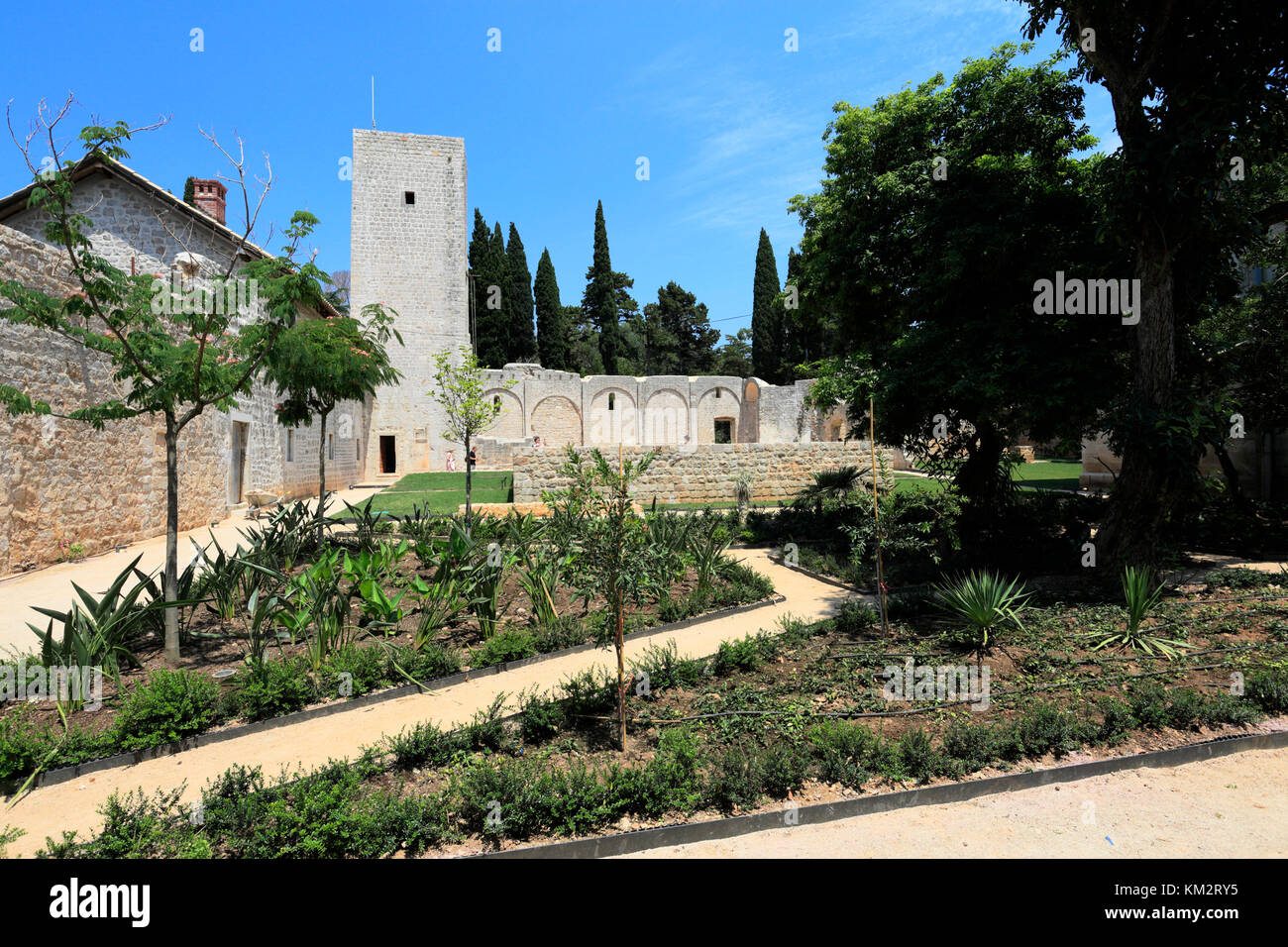 The Benedictine Monastery, Lokrum Island, Dubrovnik, Dubrovnik-Neretva ...