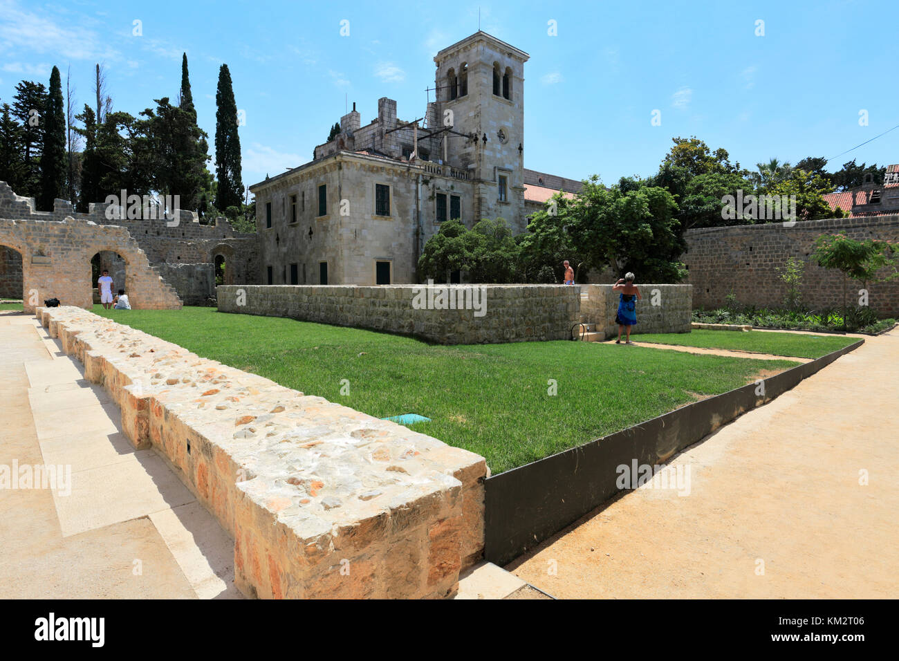 The Benedictine Monastery, Lokrum Island, Dubrovnik, Dubrovnik-Neretva ...