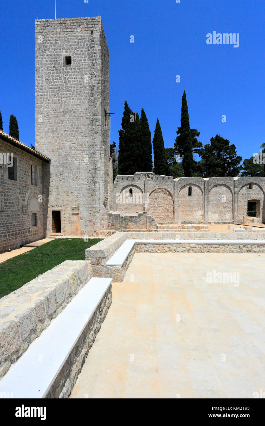 The Benedictine Monastery, Lokrum Island, Dubrovnik, Dubrovnik-Neretva ...