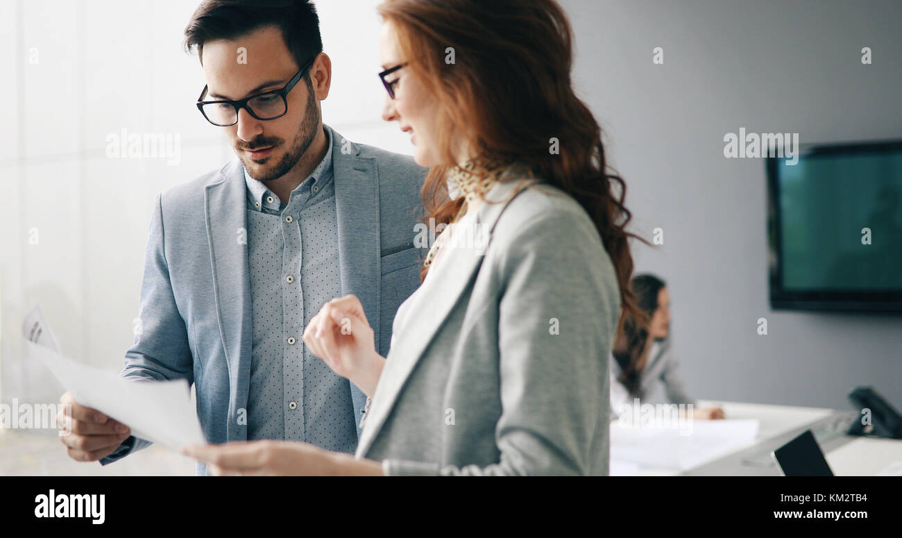 Business meeting in modern conference room Stock Photo - Alamy