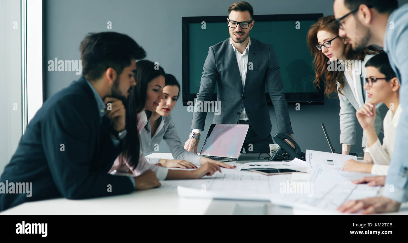 Picture of business seminar in conference room Stock Photo - Alamy