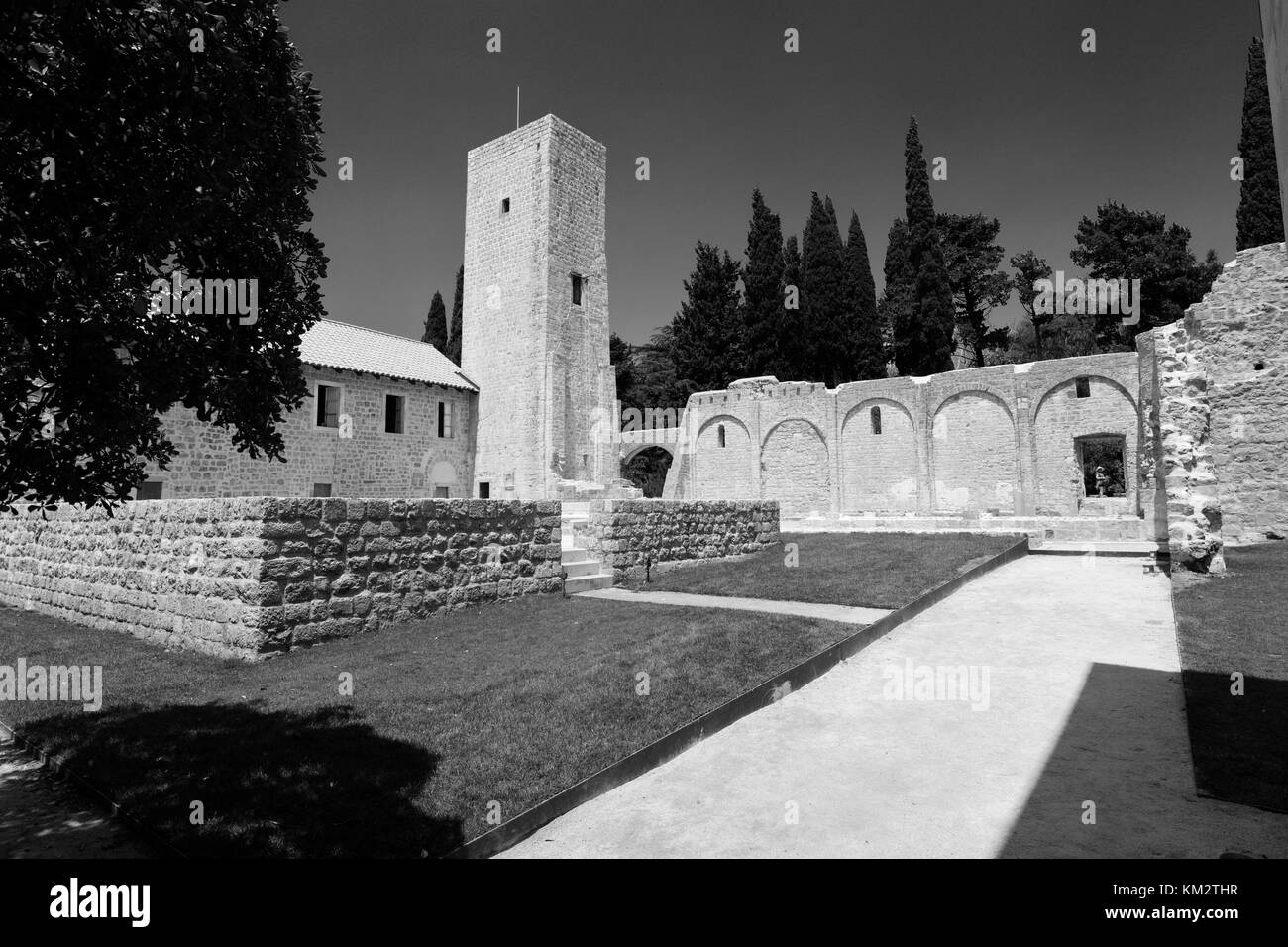 The Benedictine Monastery, Lokrum Island, Dubrovnik, Dubrovnik-Neretva ...