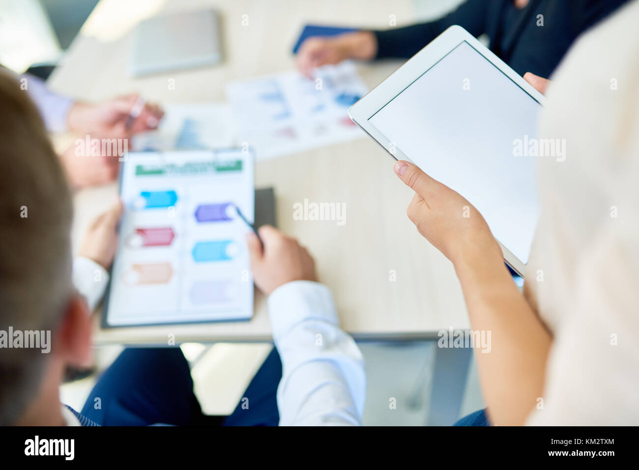 Business People Planning Marketing Strategy Stock Photo - Alamy