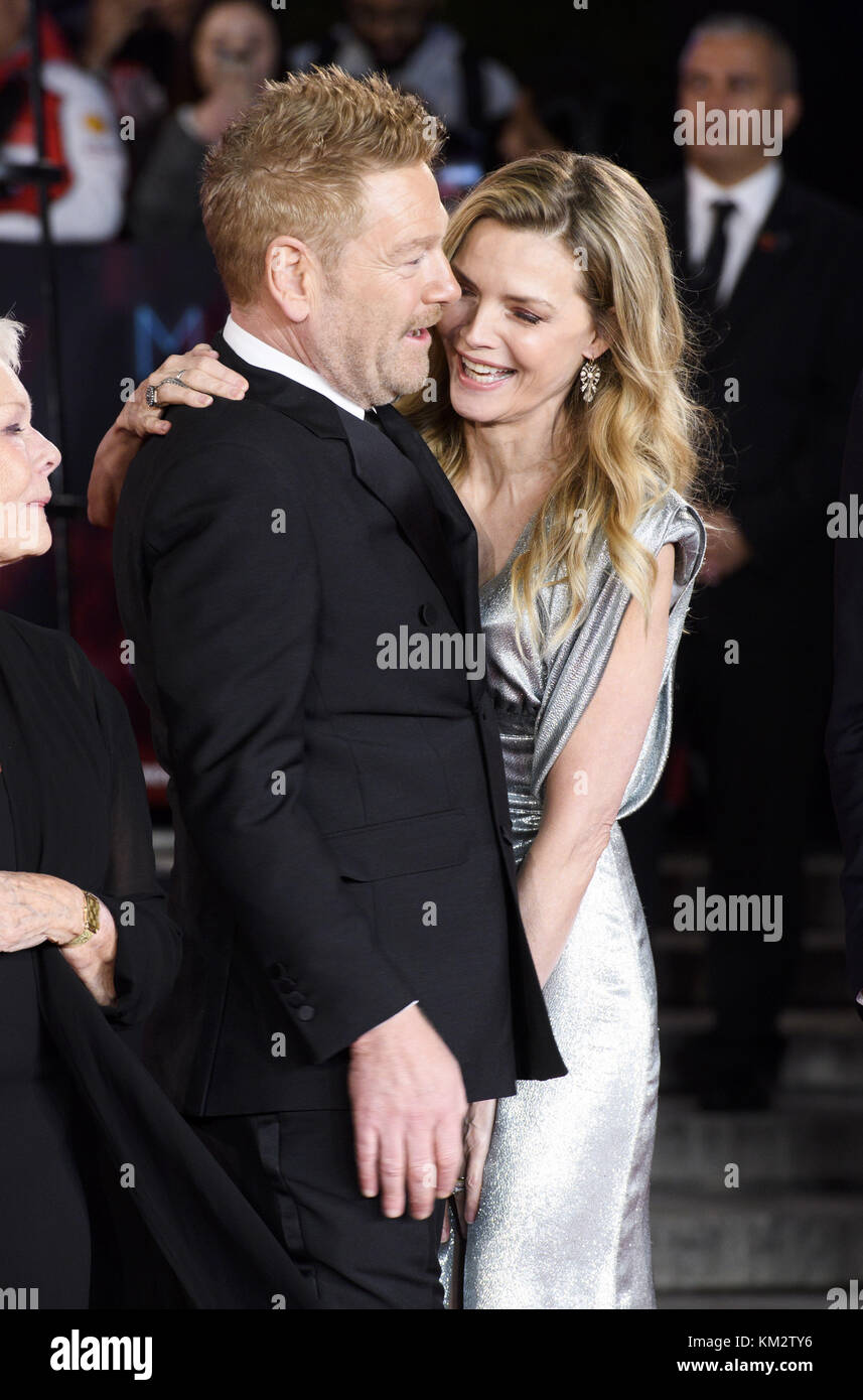 Murder on the Orient Express red carpet arrivals Featuring: Kenneth ...