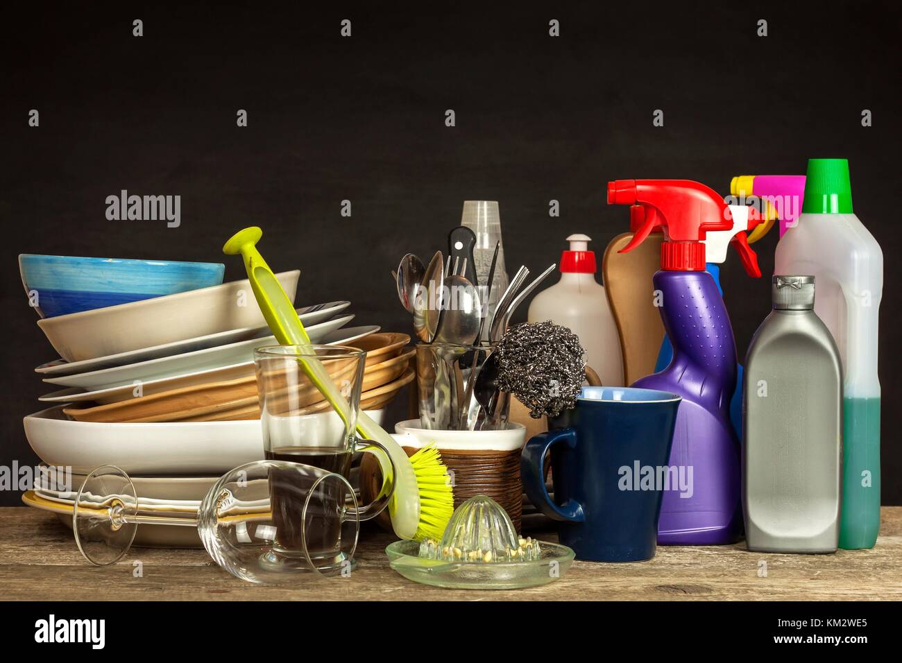Cleaning house after party hi-res stock photography and images - Alamy