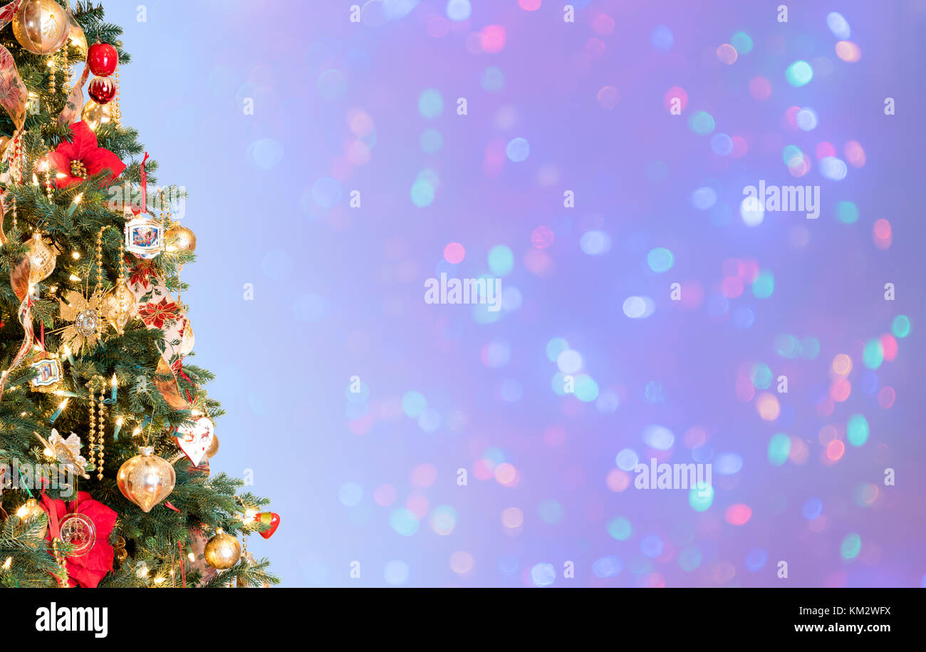 Artificial christmas tree lights hi-res stock photography and images ...