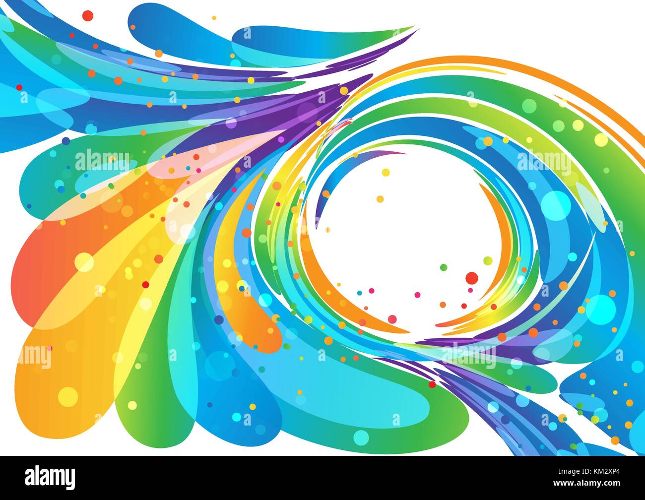 Blue circle frame Stock Vector Images - Alamy
