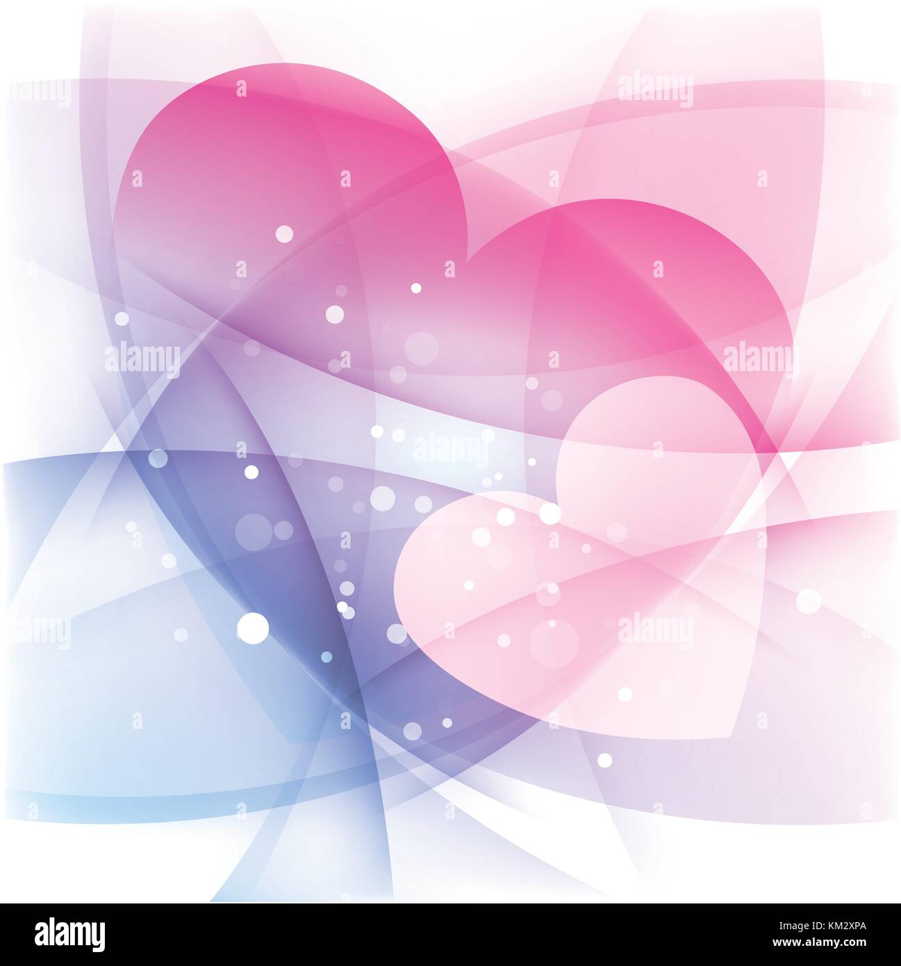 Two hearts vector vectors hi-res stock photography and images - Alamy