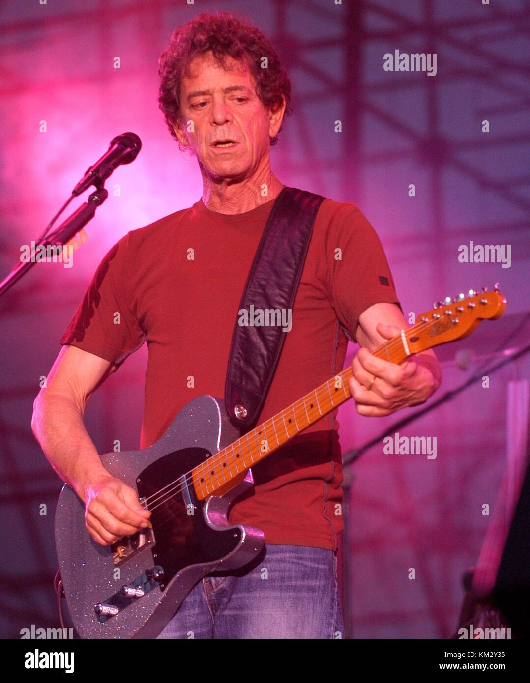 Lou Reed performs at Atlanta's Music Midtown Festival on June 10, 2005 ...