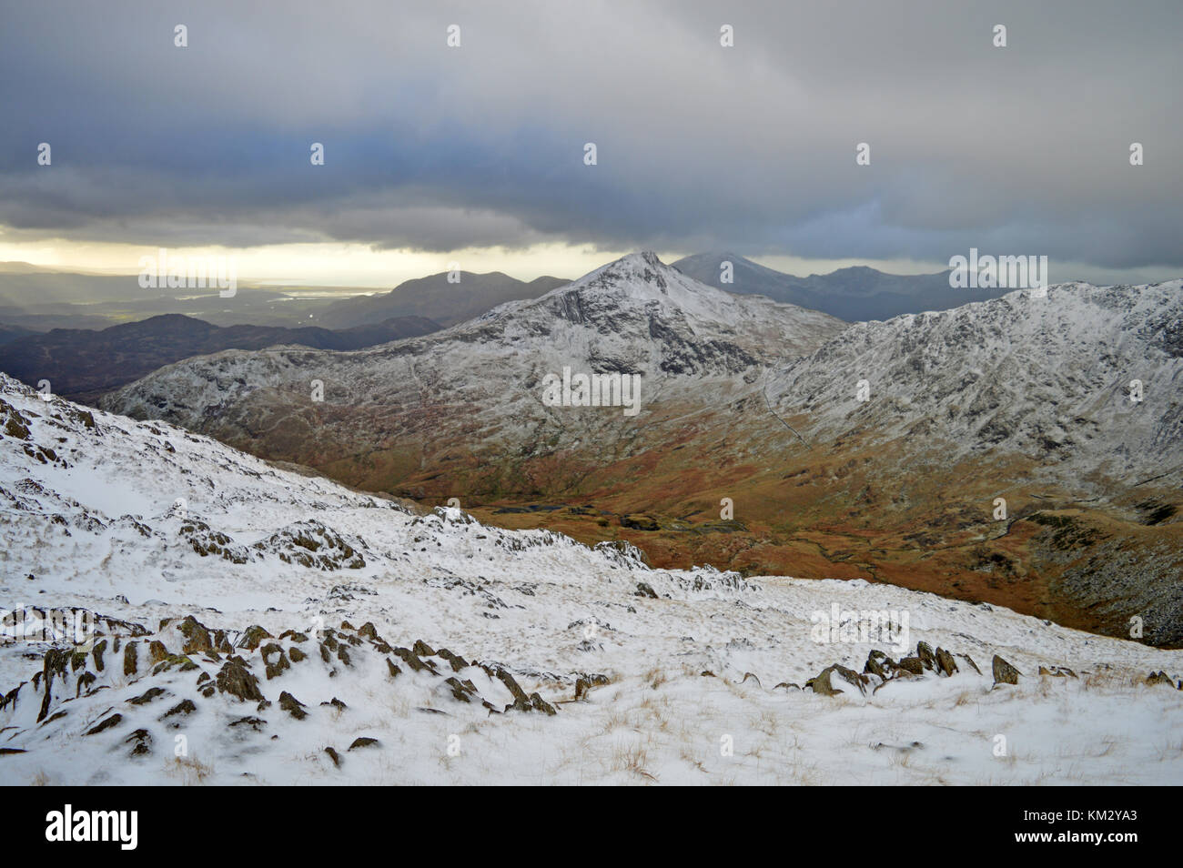 Watkin Path Snowdonia Stock Photo - Alamy