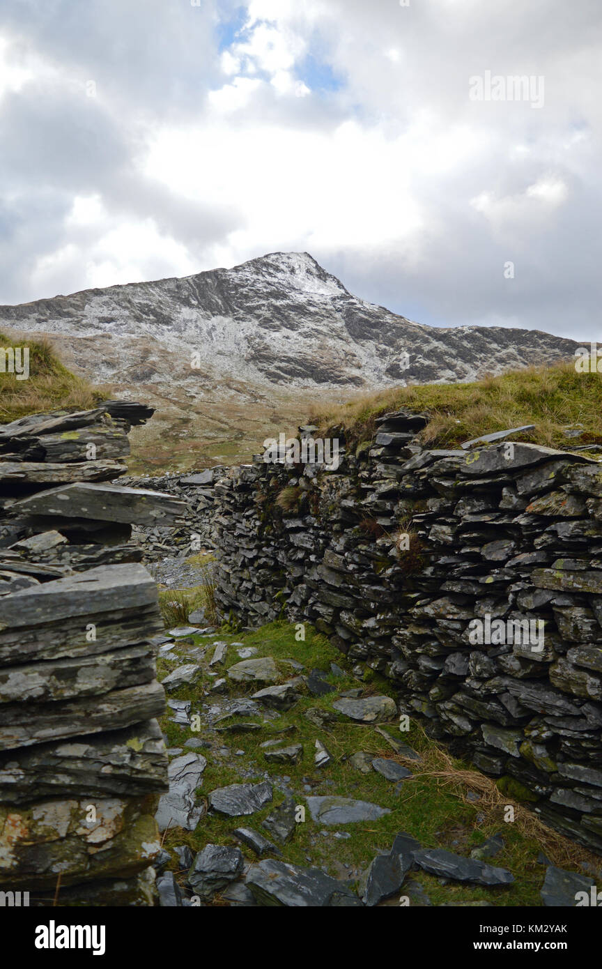 Watkin Path Snowdonia Stock Photo - Alamy