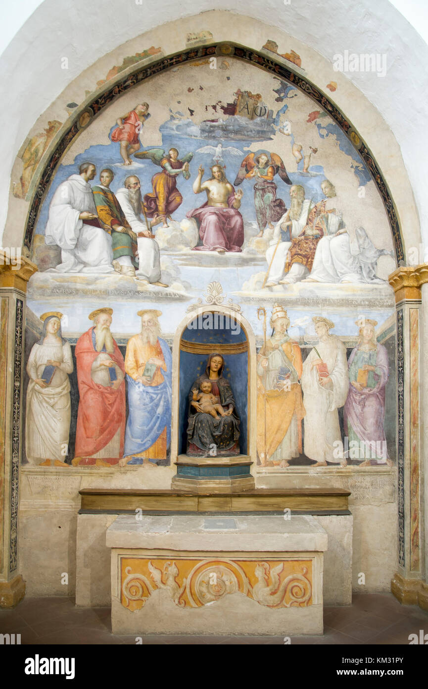 Capella di San Severo (Chapel of San Severo) with fresco painted by ...