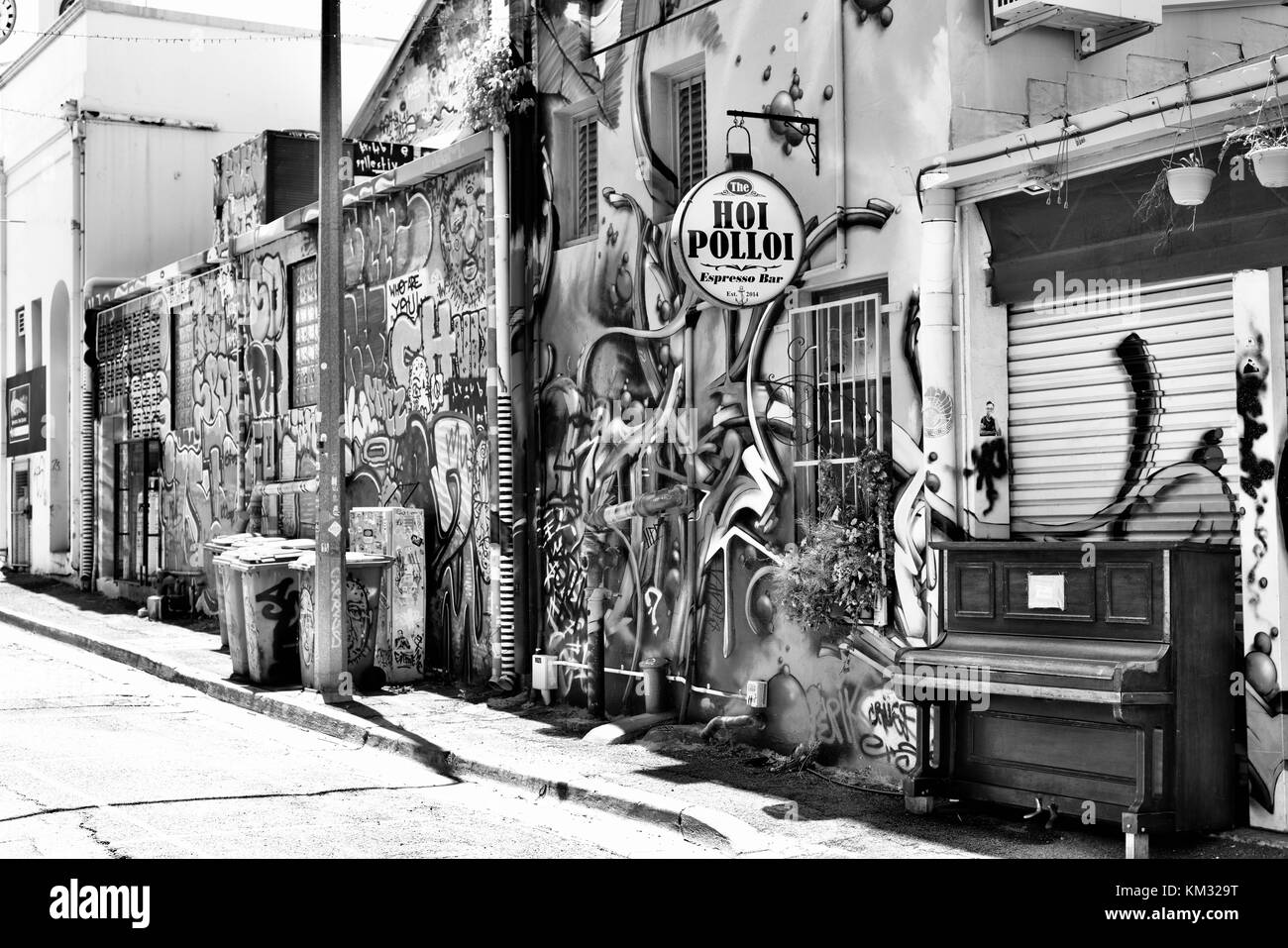 Colourful street art scene, Townsville, Queensland, Australia Stock ...