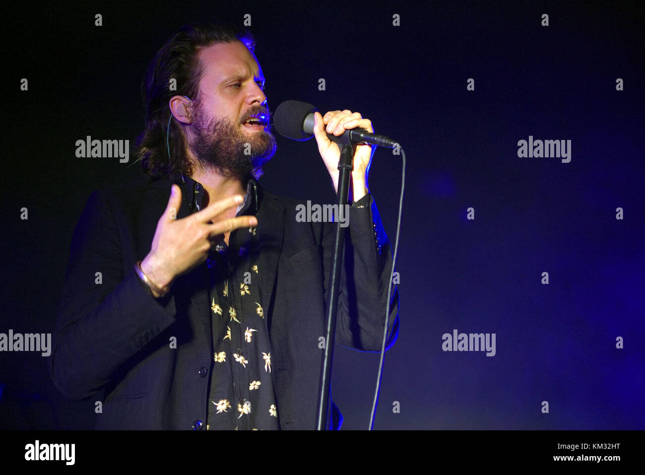 Father John Misty performs at the O2 Academy Featuring: Joshua Tillman ...