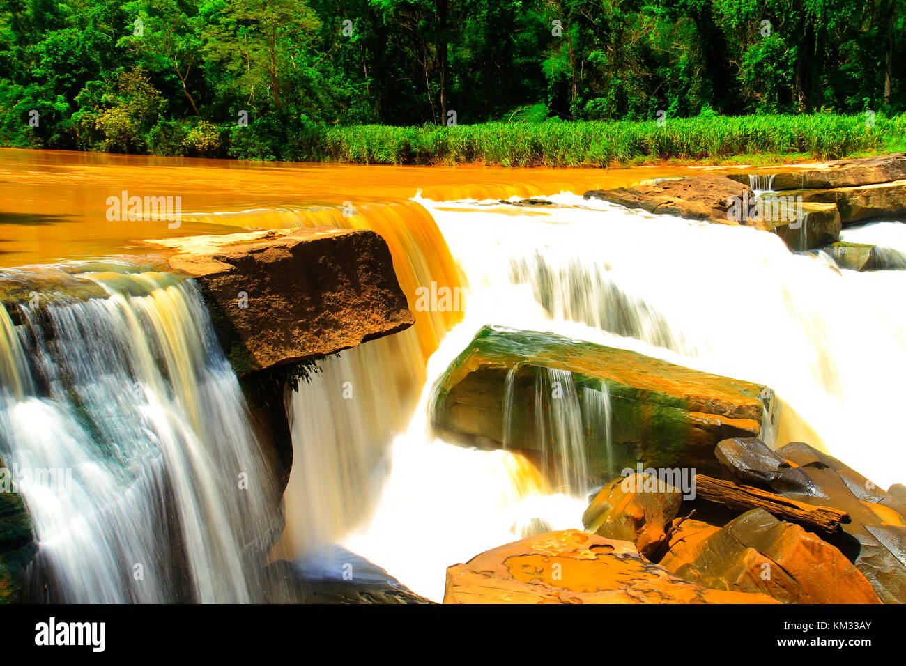 Kaeng sopha waterfall in Thung Salaeng Luang National Park, Phitsanulok ...
