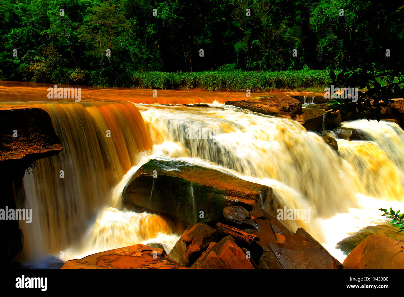 Kaeng sopha waterfall in Thung Salaeng Luang National Park, Phitsanulok ...