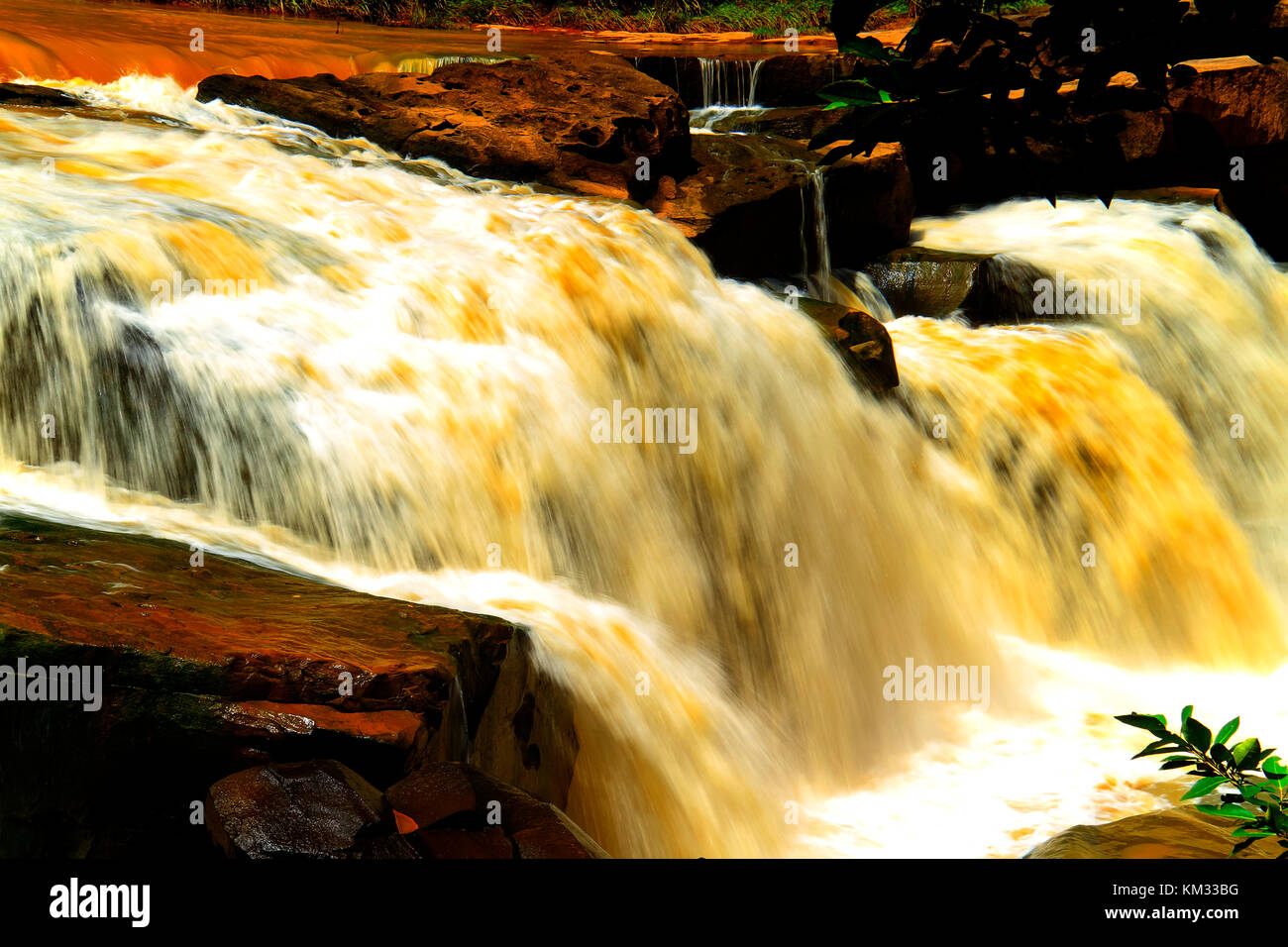 Kaeng sopha waterfall in Thung Salaeng Luang National Park, Phitsanulok ...
