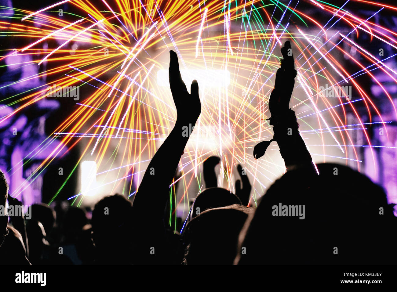 Teenagers fireworks hi-res stock photography and images - Alamy