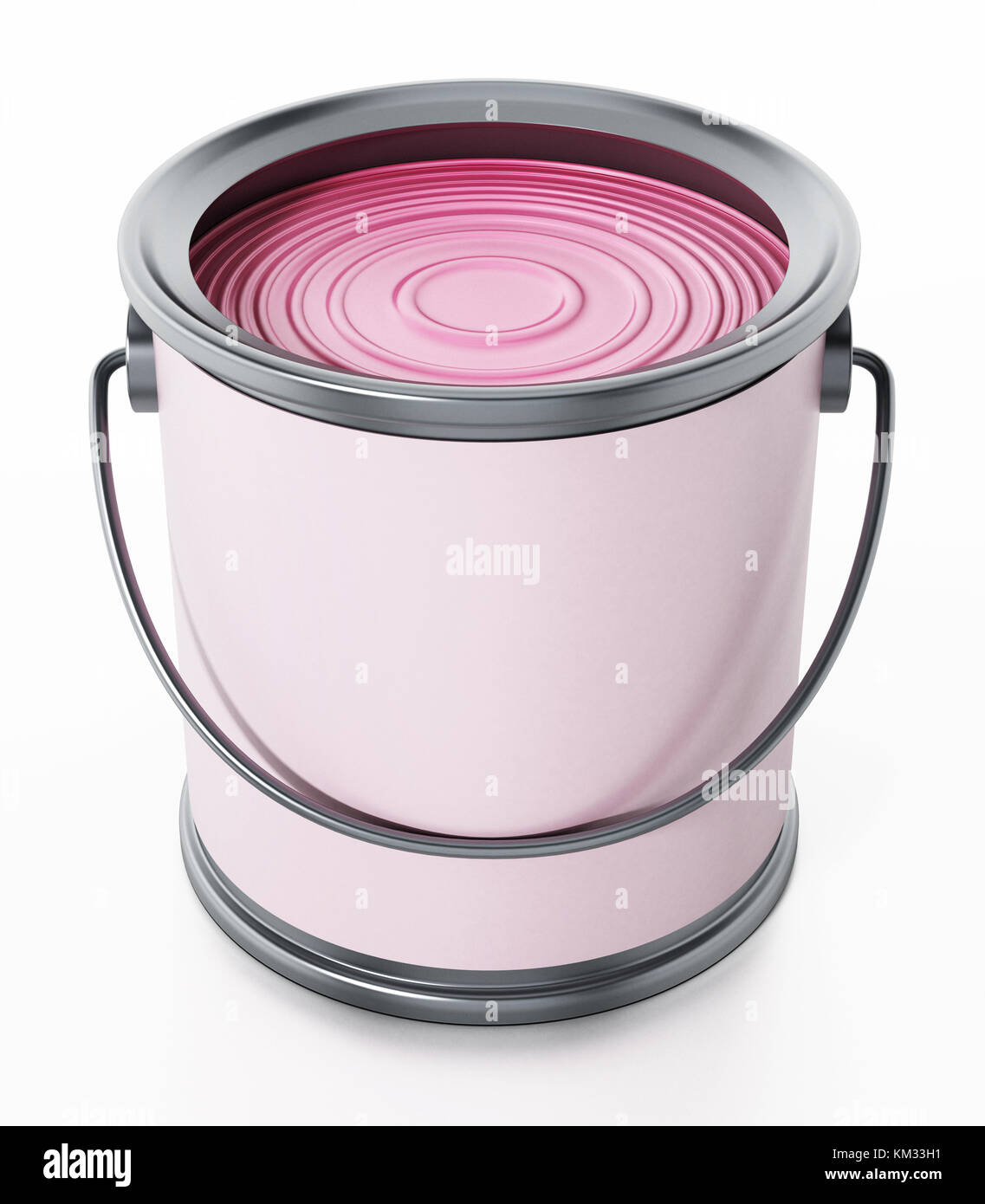 Paint can isolated on white background. 3D illustration Stock Photo - Alamy