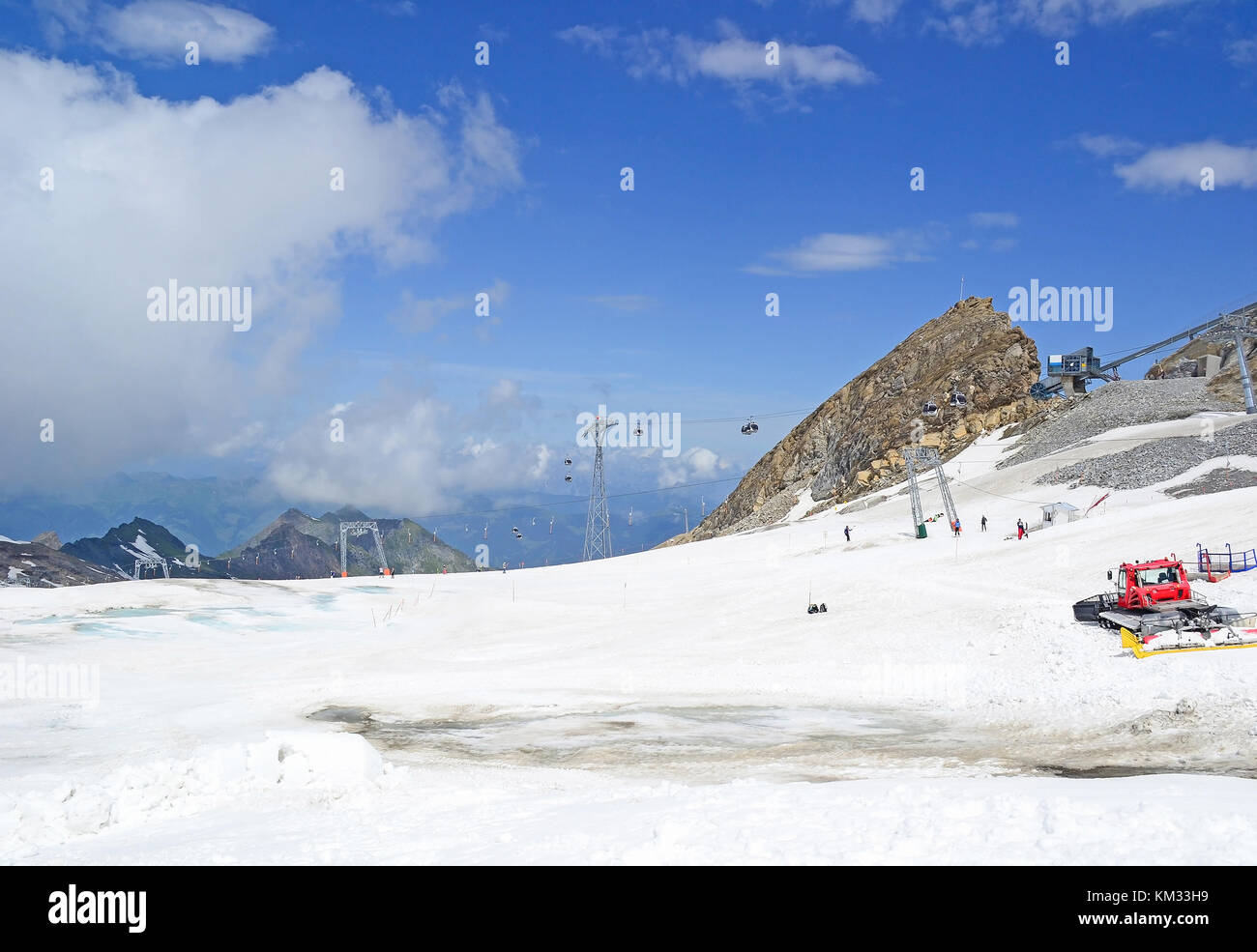 Ski resort at Kaprun, Austria Stock Photo - Alamy