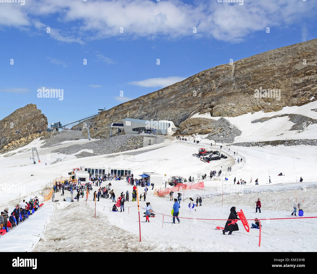 Ski resort at Kaprun, Austria Stock Photo - Alamy