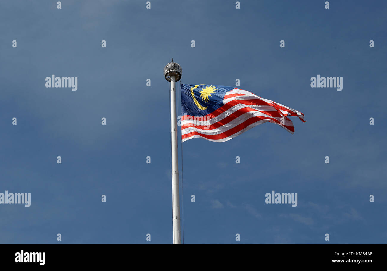 General views of giant Malaysia flag at the Merdeka Square in Kuala ...