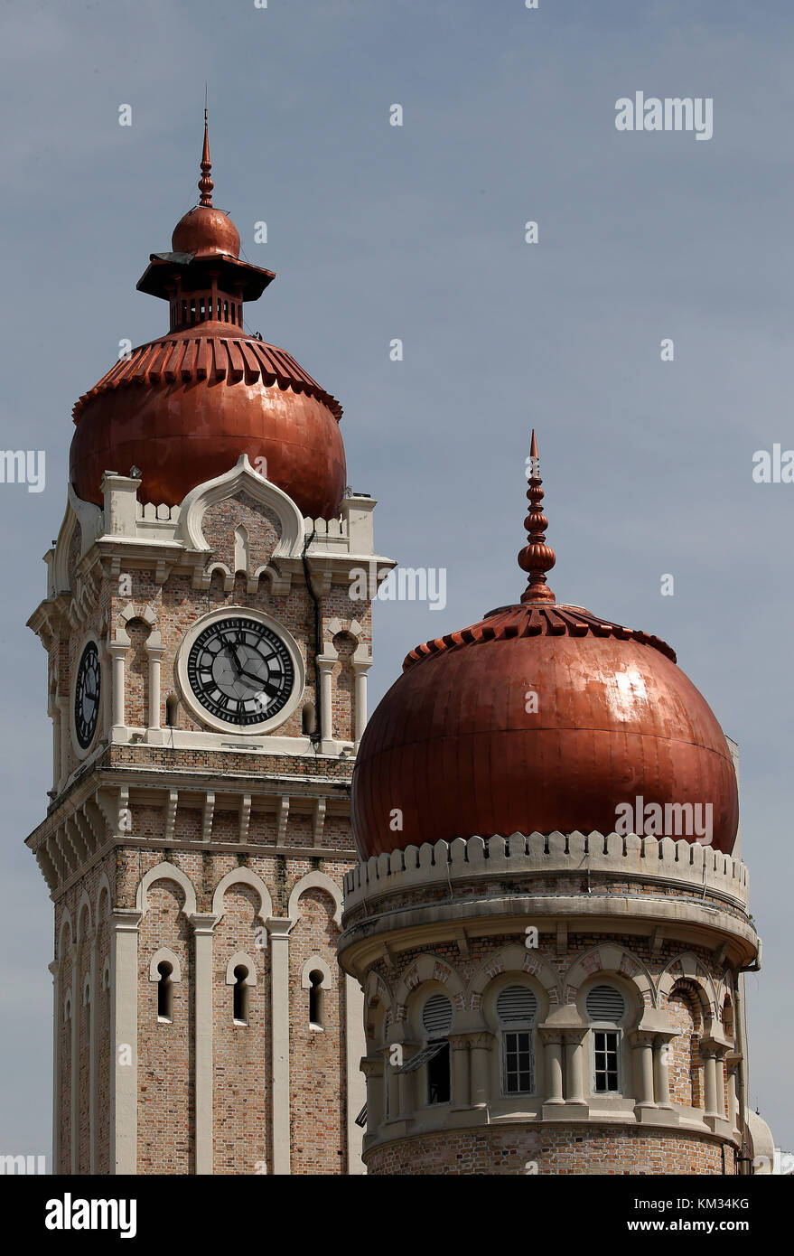 General views of Clock Tower at the Merdeka Square in Kuala Lumpur ...