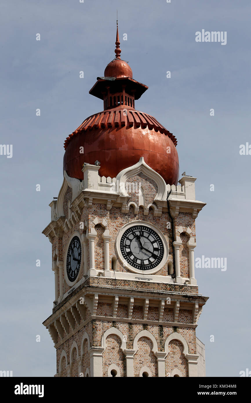 General views of Clock Tower at the Merdeka Square in Kuala Lumpur ...