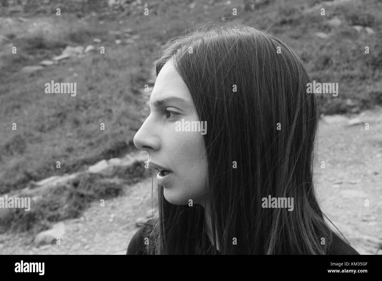 People profiles Black and White Stock Photos & Images - Alamy