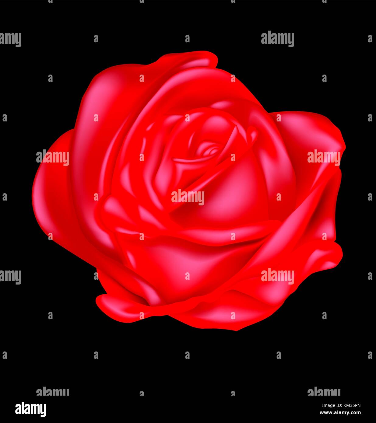 abstract scarlet rose Stock Vector Image & Art - Alamy