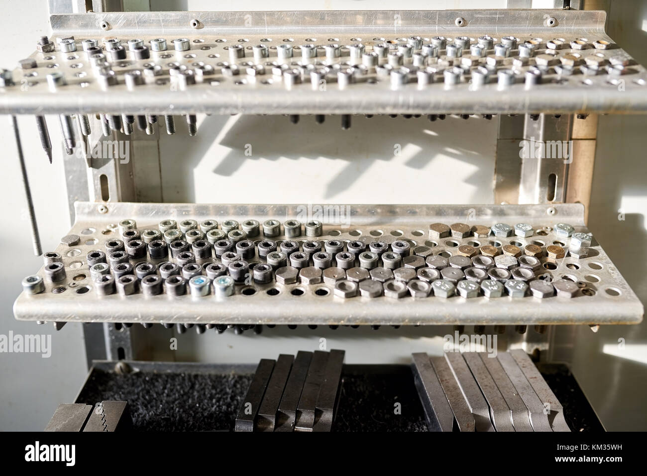 Set of bolts Stock Photo - Alamy