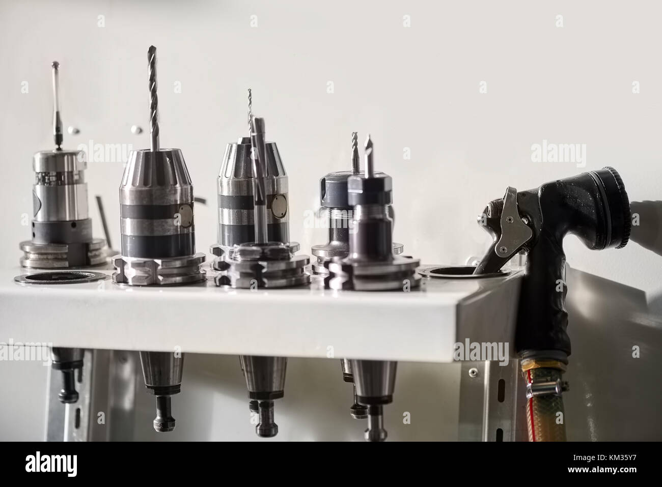 Set of drill bits hi-res stock photography and images - Alamy