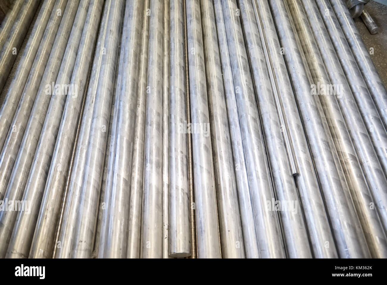 Stainless steel rods Stock Photo - Alamy