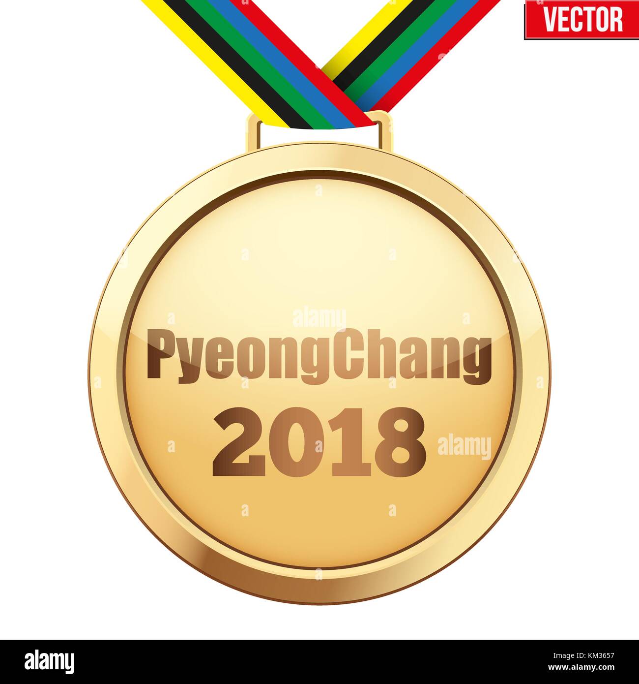 Gold medal Stock Vector Images - Alamy
