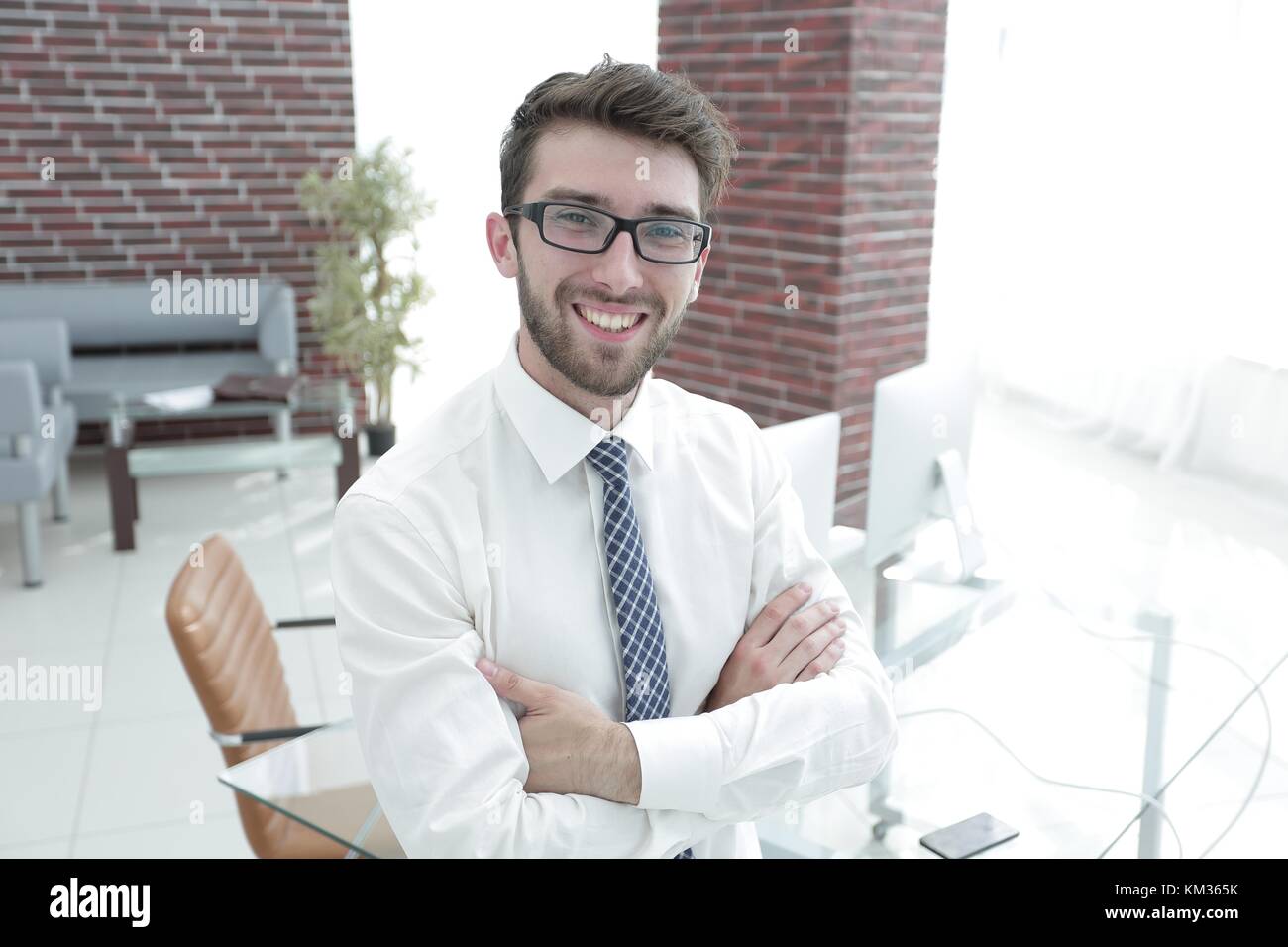 portrait of a prospective employee Stock Photo - Alamy