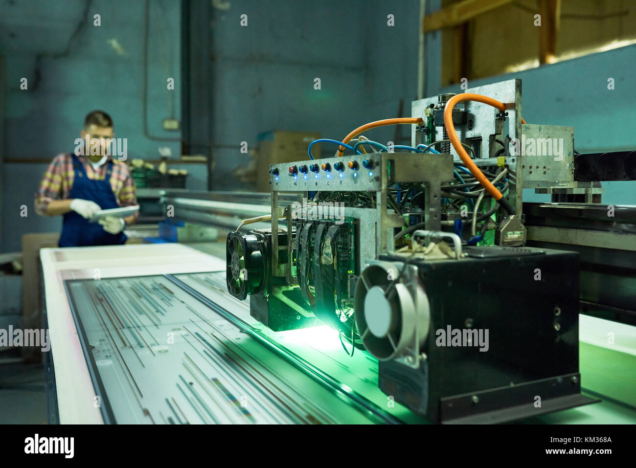 Modern CNC Equipment at Factory Stock Photo - Alamy