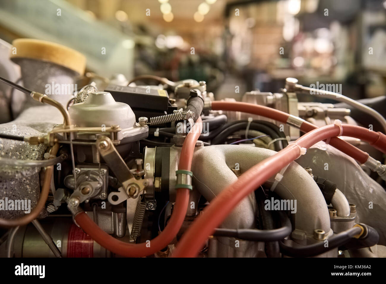Aircraft engine close up Stock Photo - Alamy