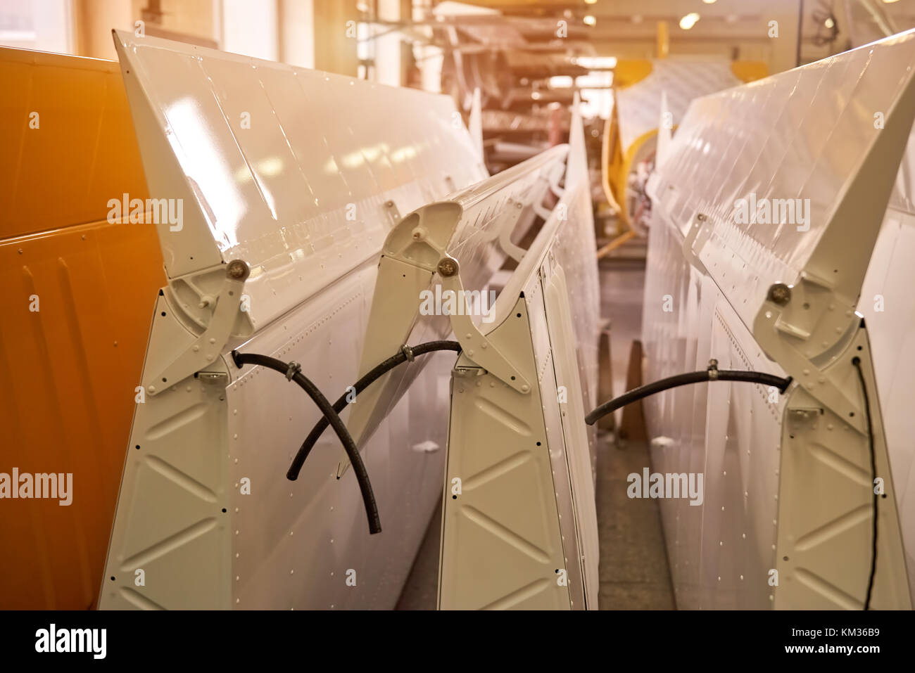 New airplane wings Stock Photo - Alamy