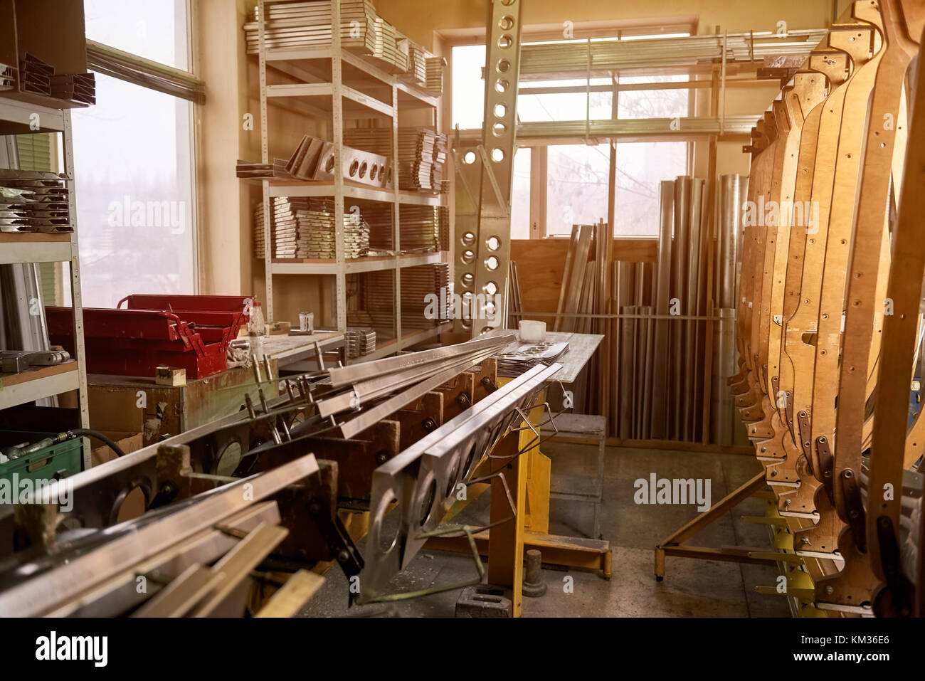 Workshop storage room Stock Photo - Alamy