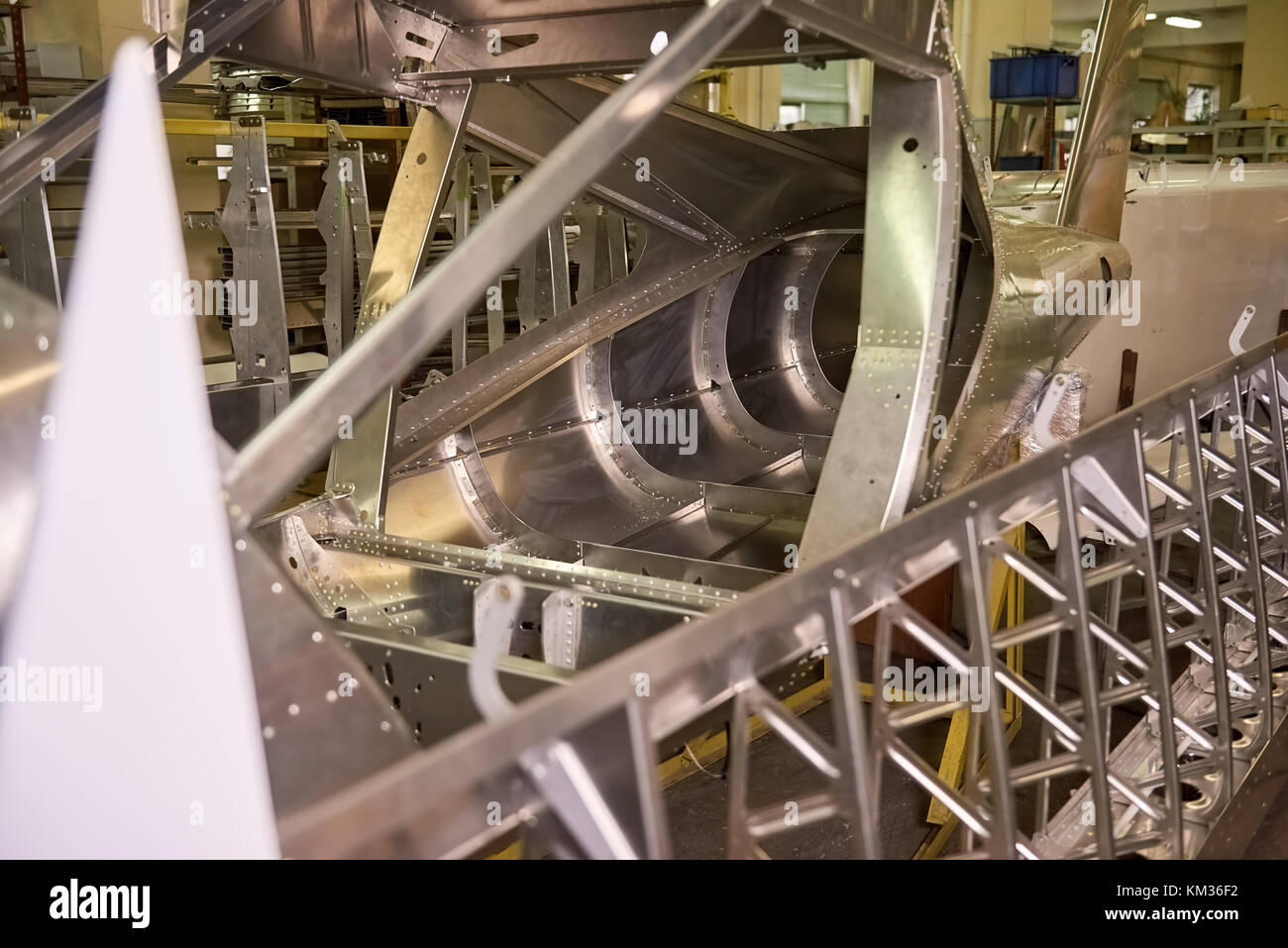 Light aircraft body part Stock Photo - Alamy