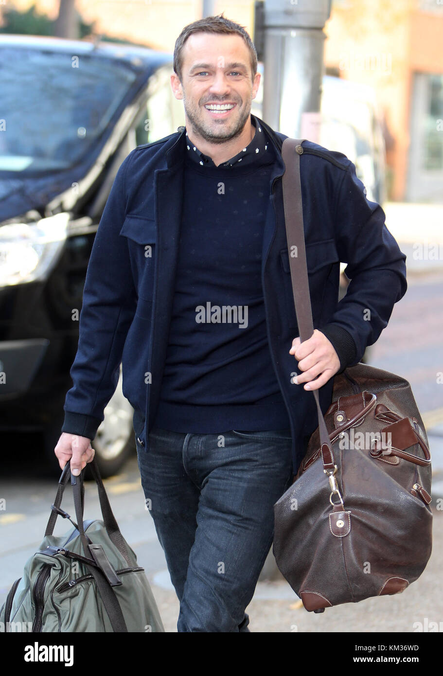 Jamie Lomas outside ITV Studios Featuring: Jamie Lomas Where: London ...