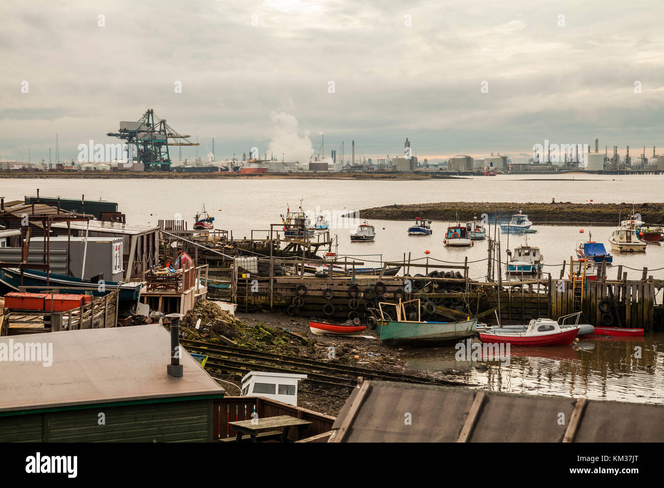 Paddys Hole harbour at Redcar,England,UK Stock Photo - Alamy