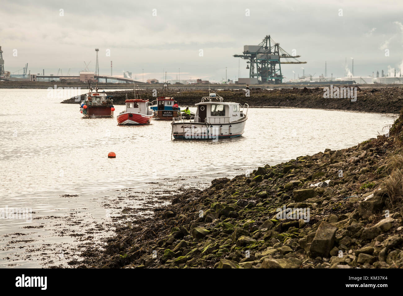 Paddys Hole harbour at Redcar,England,UK Stock Photo - Alamy
